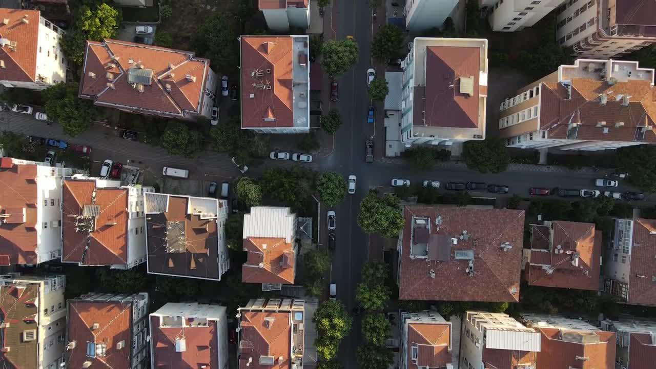 Urban Pattern Aerial View - Stock Video | Motion Array