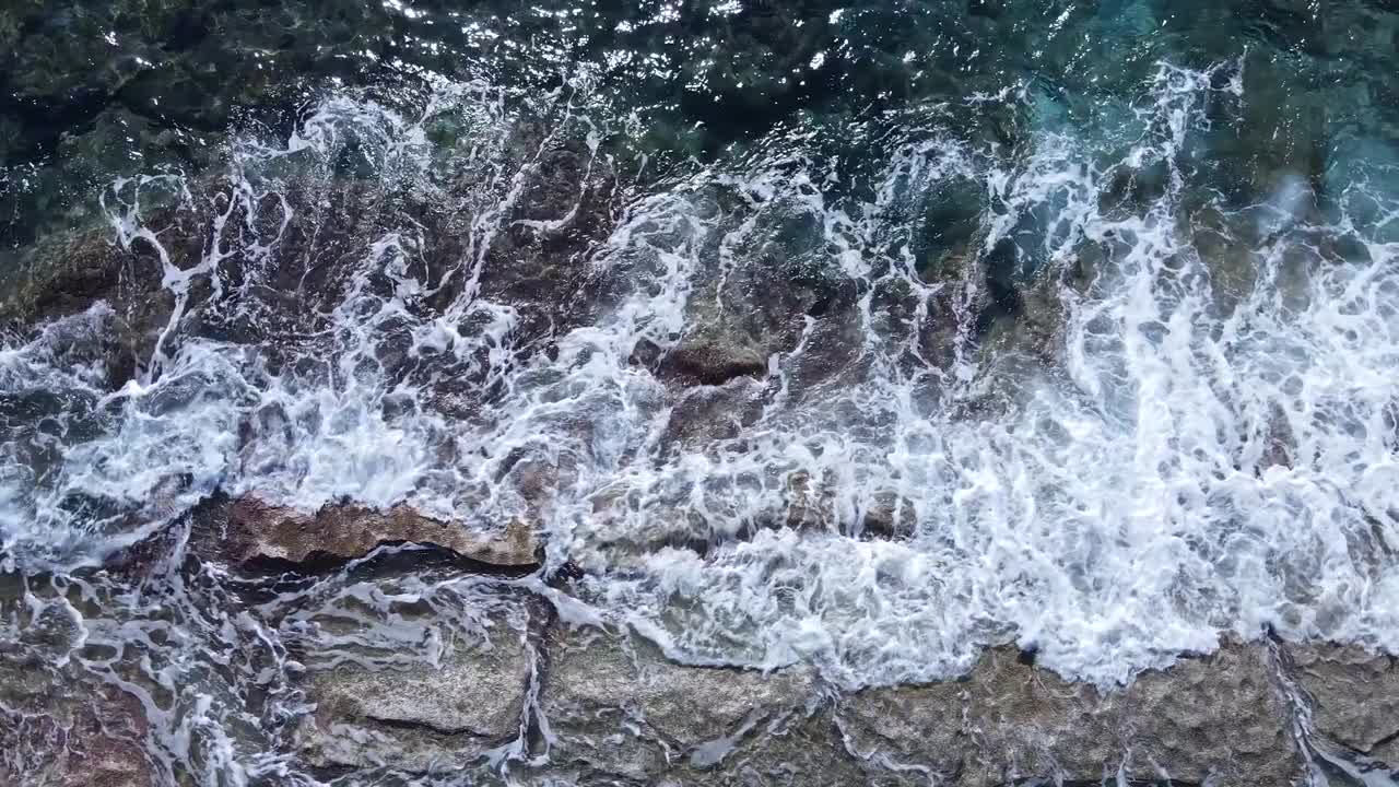 Rough Waves On The Shore - Stock Video | Motion Array