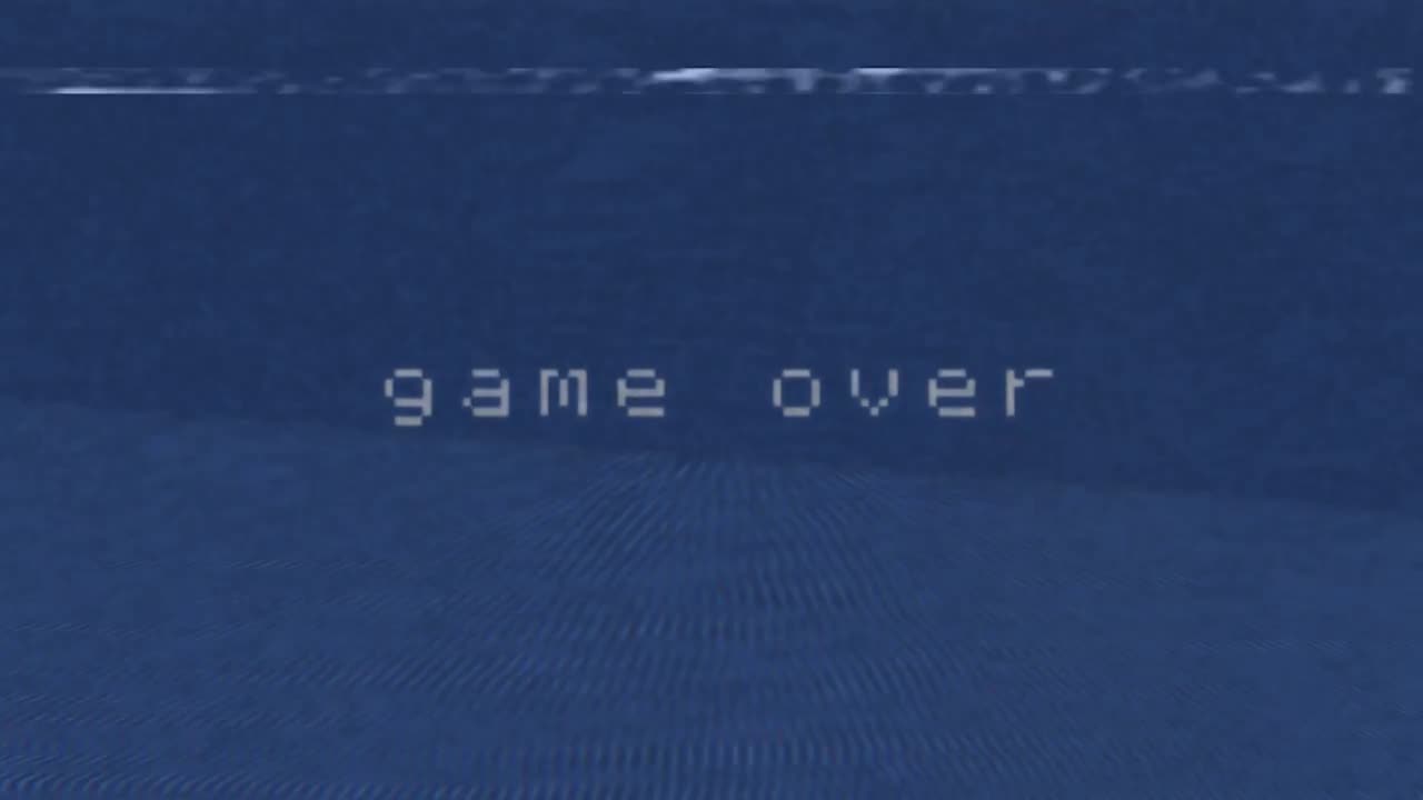 Retro Game Over Screen - Stock Motion Graphics | Motion Array