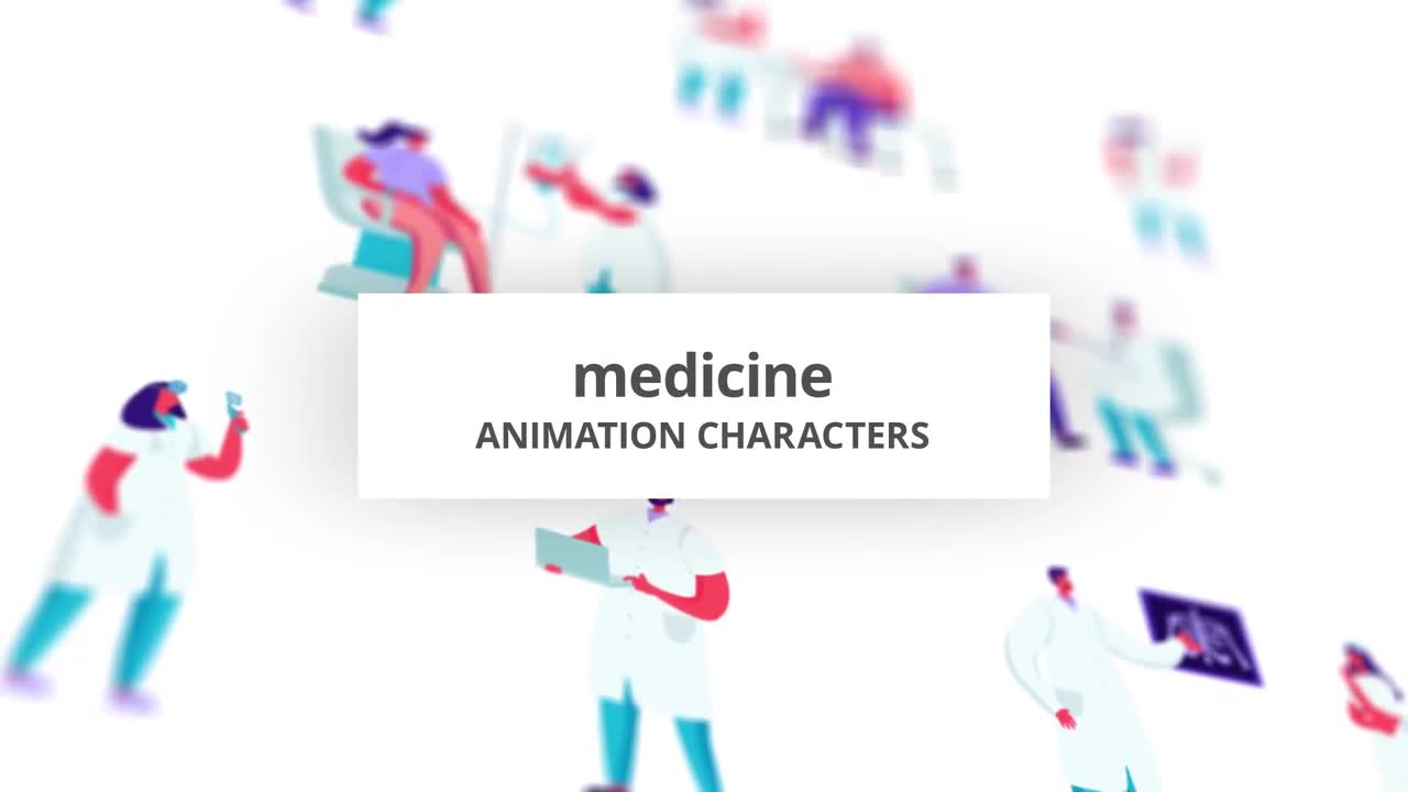 Medicine - Character Set - After Effects Templates | Motion Array