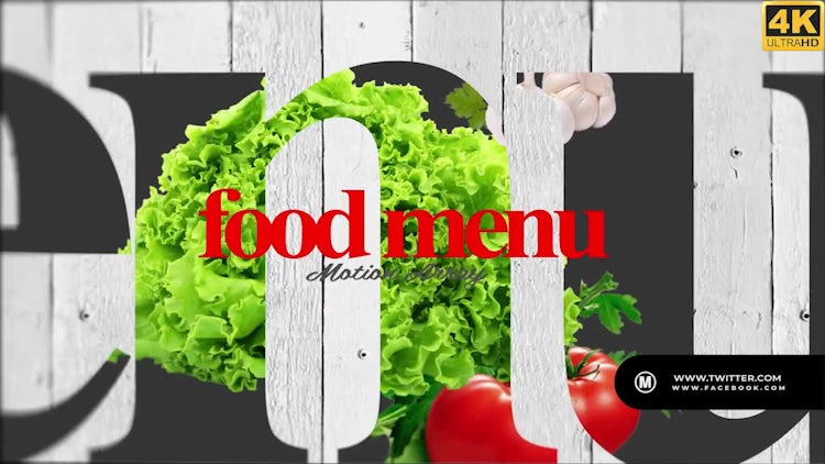 Food Menu 4K - After Effects Templates | Motion Array