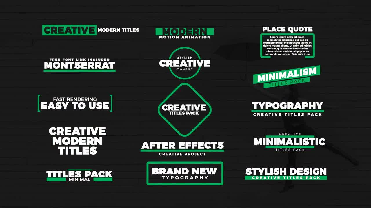 Stylish Titles - Motion Graphics Templates | Motion Array