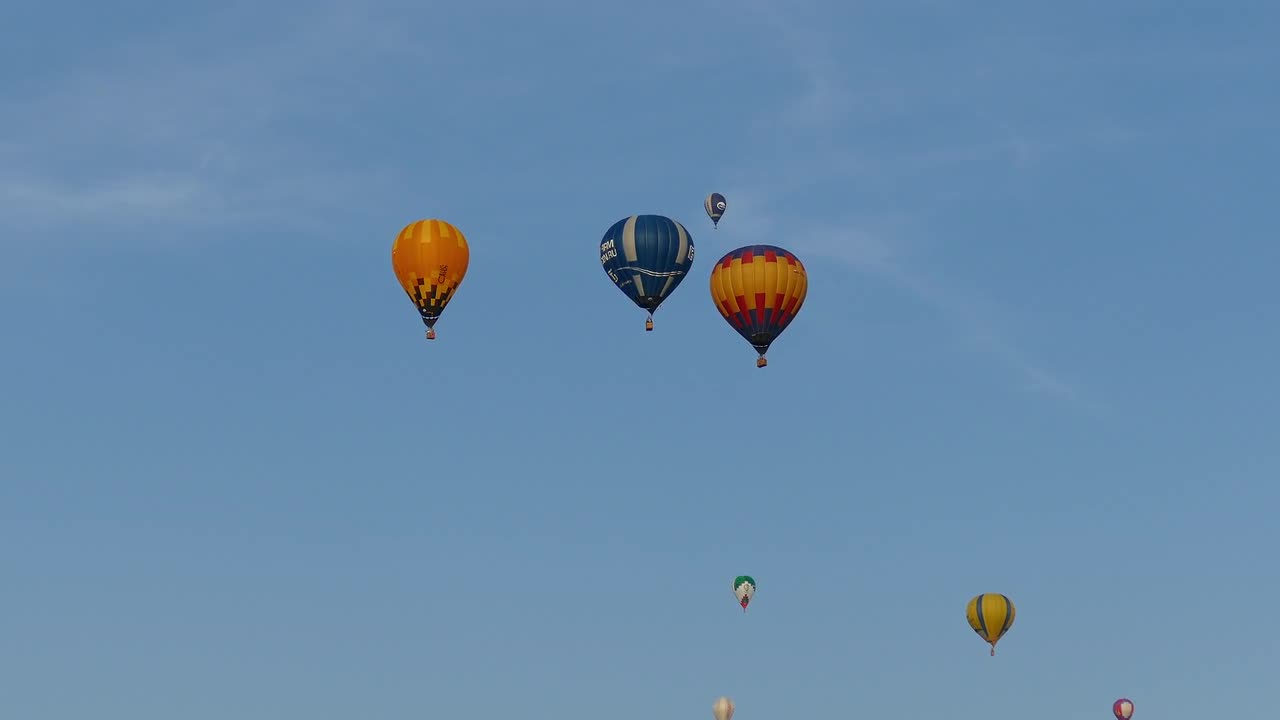 Floating Air Balloons - Stock Video | Motion Array