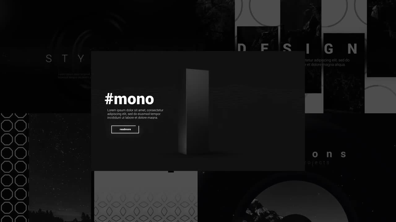 Monochrome Typography V4 - Premiere Pro Templates | Motion Array