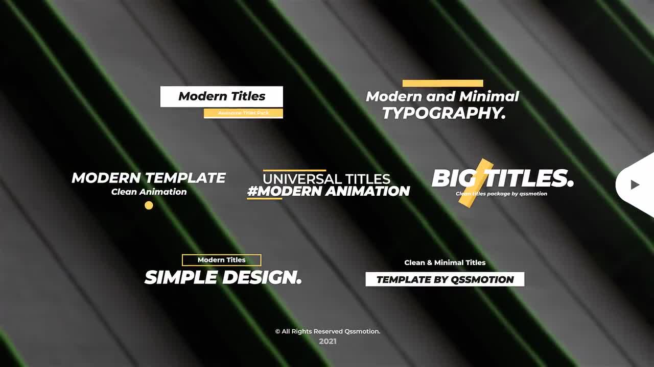 Fast And Stylish Titles - After Effects Templates | Motion Array
