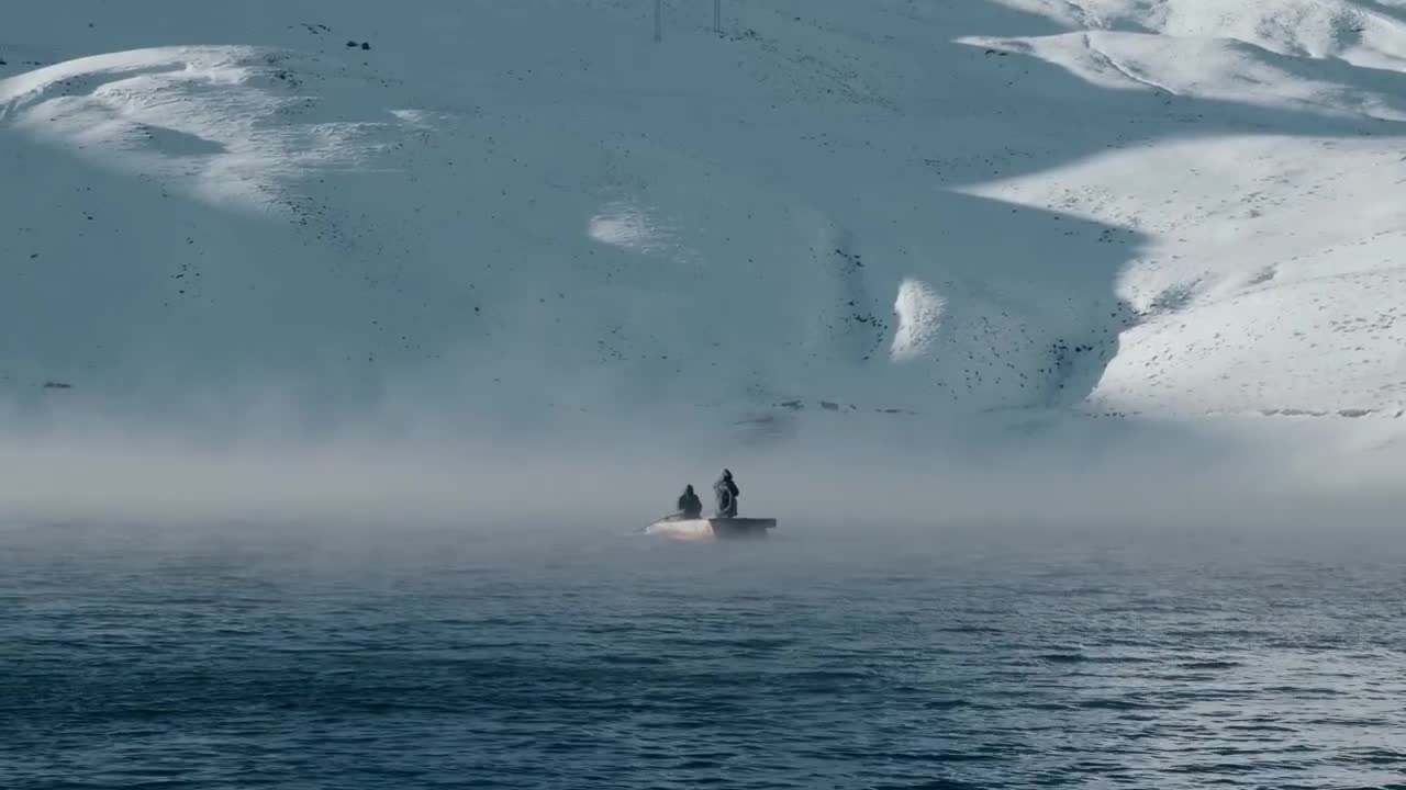 Fishing Boat In The Fog - Stock Video | Motion Array