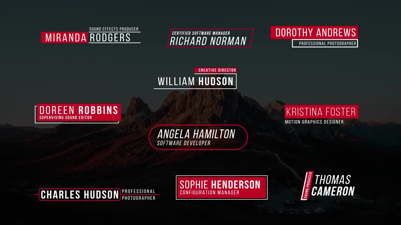 Modern Lower Thirds IV - Motion Graphics Templates | Motion Array