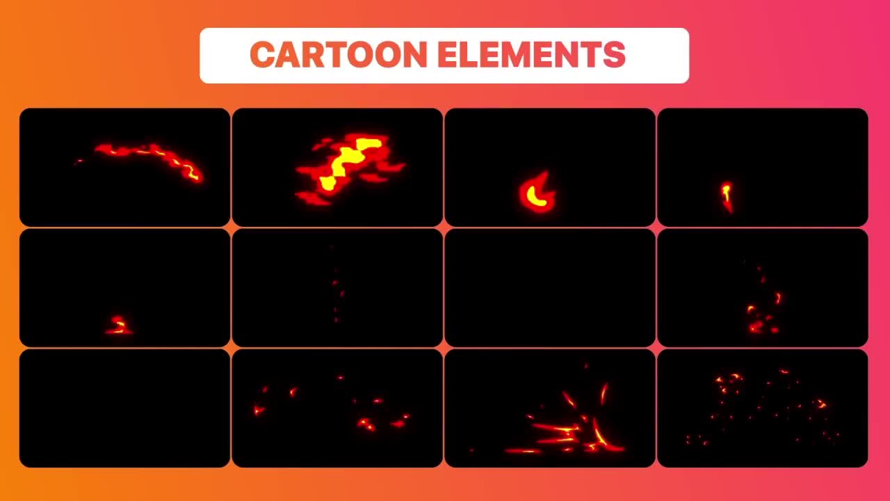 Fire Elements Pack - Stock Motion Graphics | Motion Array