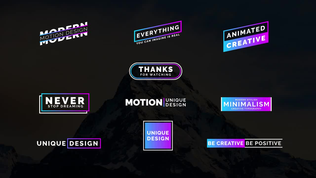 Creative Titles #4 - Premiere Pro Templates | Motion Array