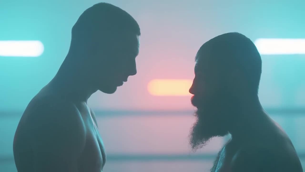 Staring Before The Fight - Stock Video | Motion Array