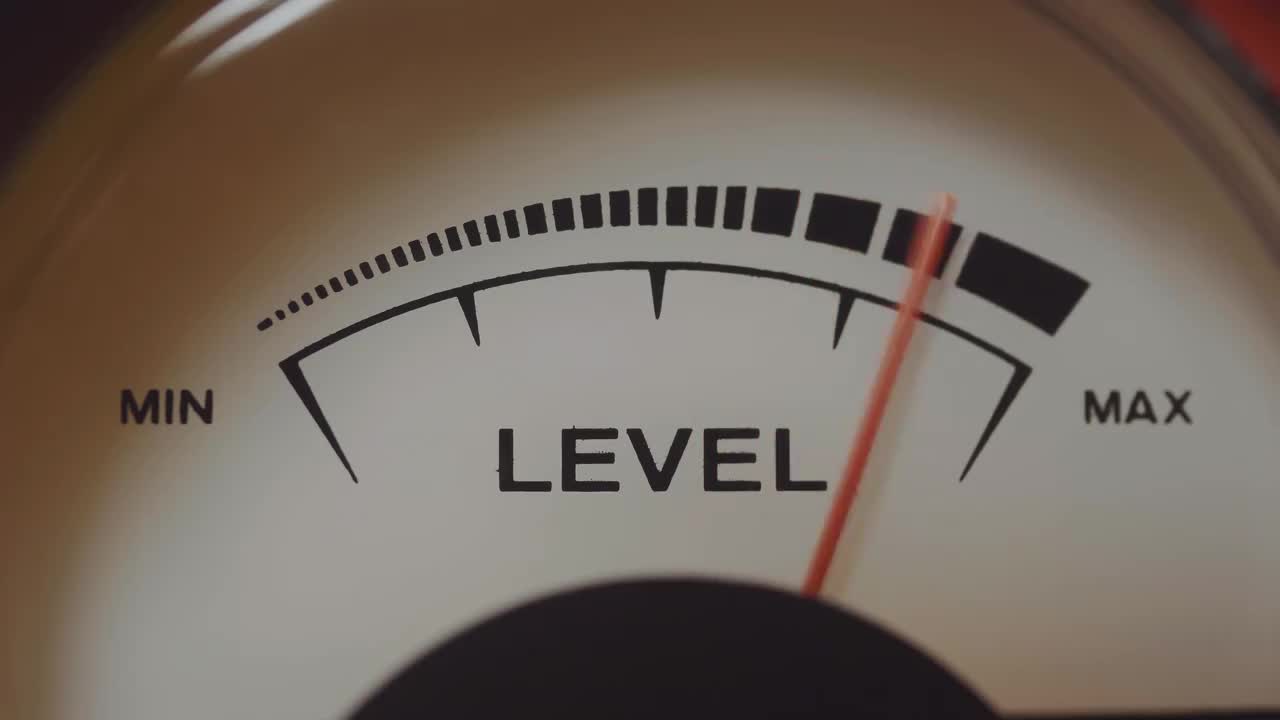 Volume Meter - Stock Video | Motion Array