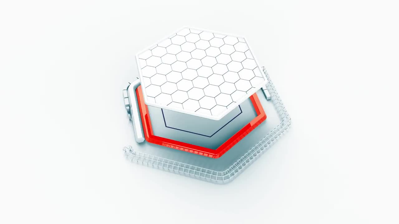 Tech Hexagon Logo - DaVinci Resolve Templates | Motion Array