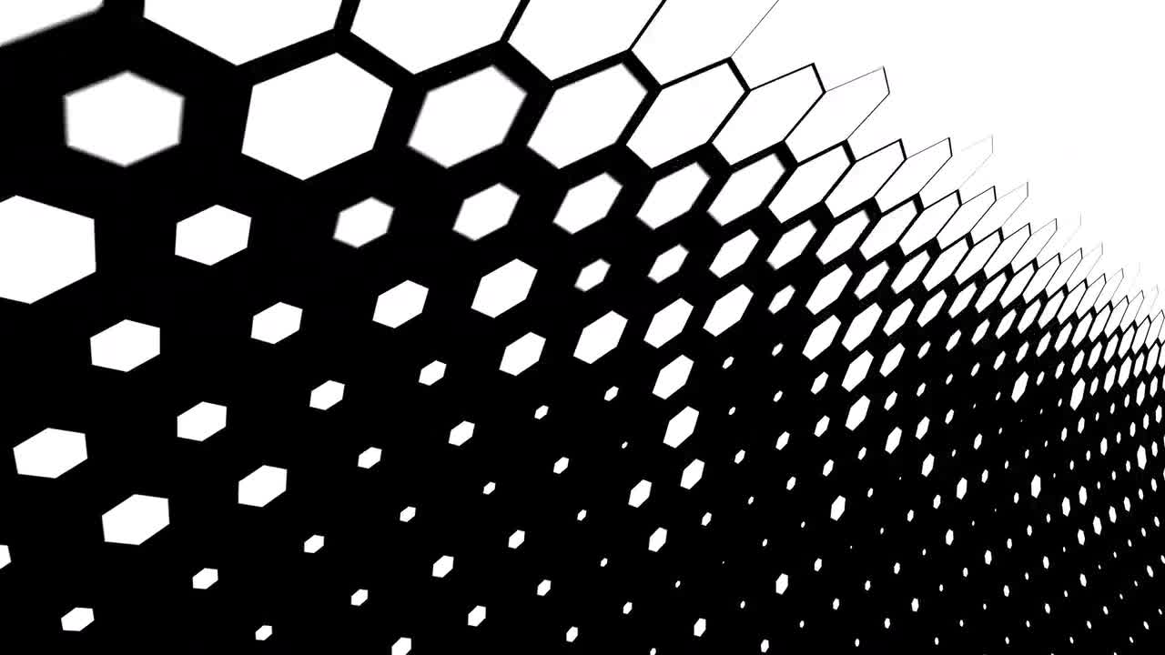 Hexagonal Pattern Transitions - Stock Motion Graphics | Motion Array