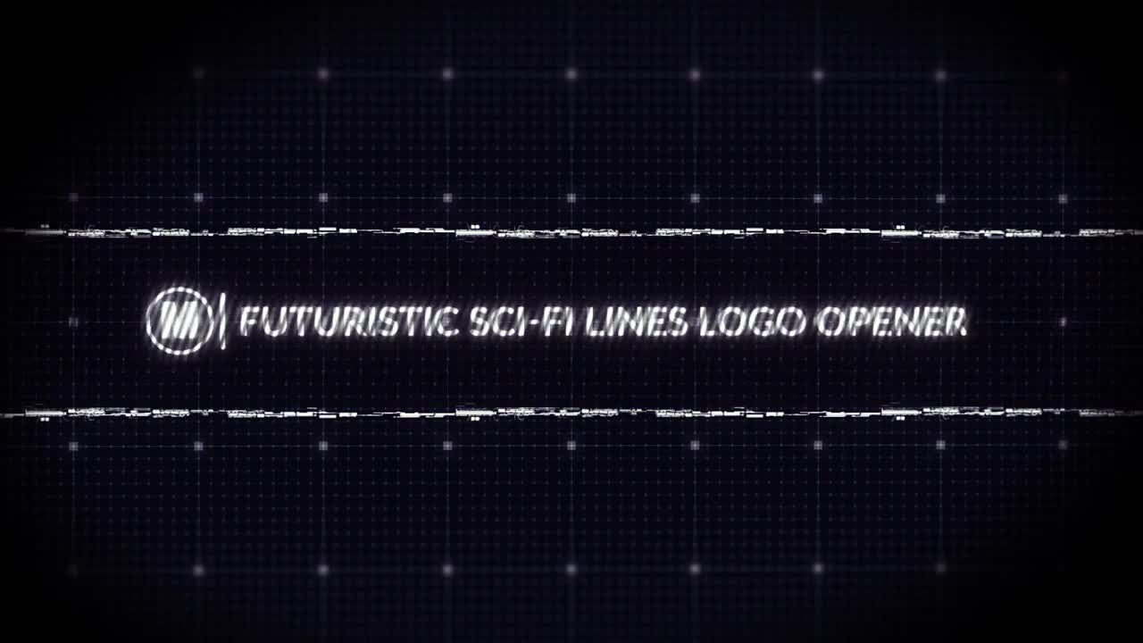 Futuristic Sci-fi Lines Logo Opener - After Effects Templates | Motion ...
