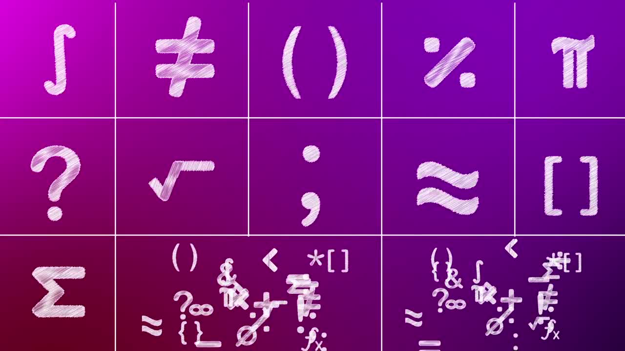 Mathematical Symbols - Motion Graphics Templates | Motion Array