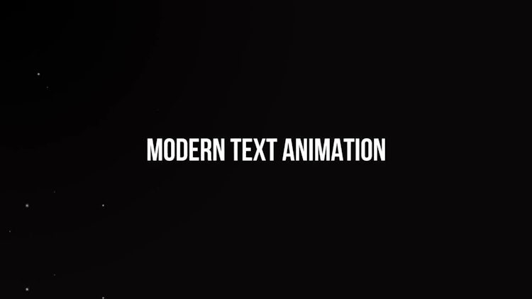 Modern Text Animation - Motion Graphics Templates | Motion Array