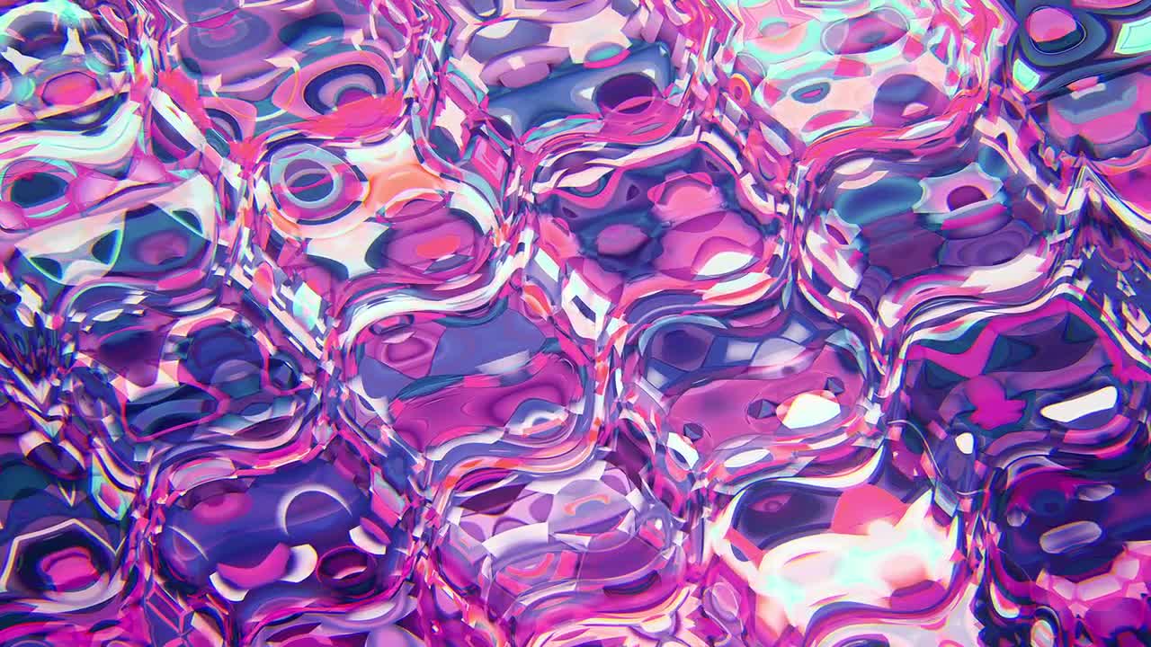 Psychedelic Pastel Liquid Loop - Stock Motion Graphics | Motion Array