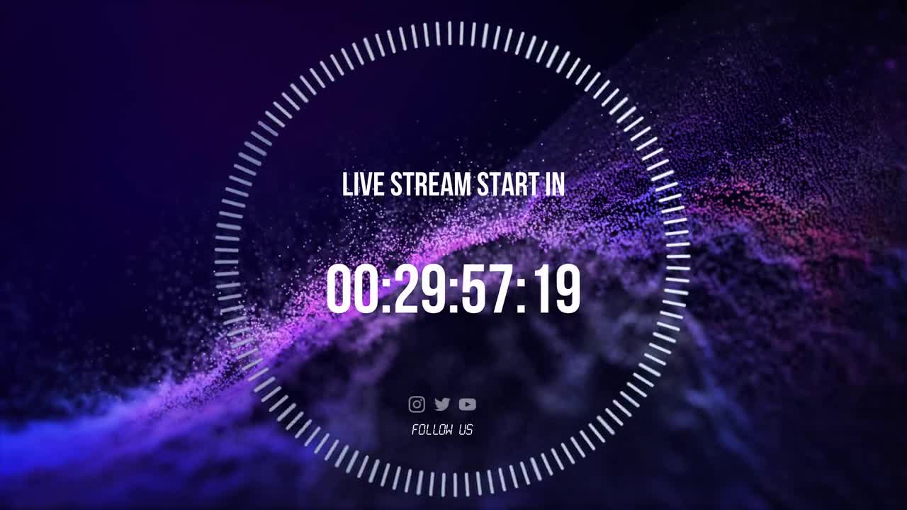 Counter Timers For Live Streaming - DaVinci Resolve Templates | Motion ...
