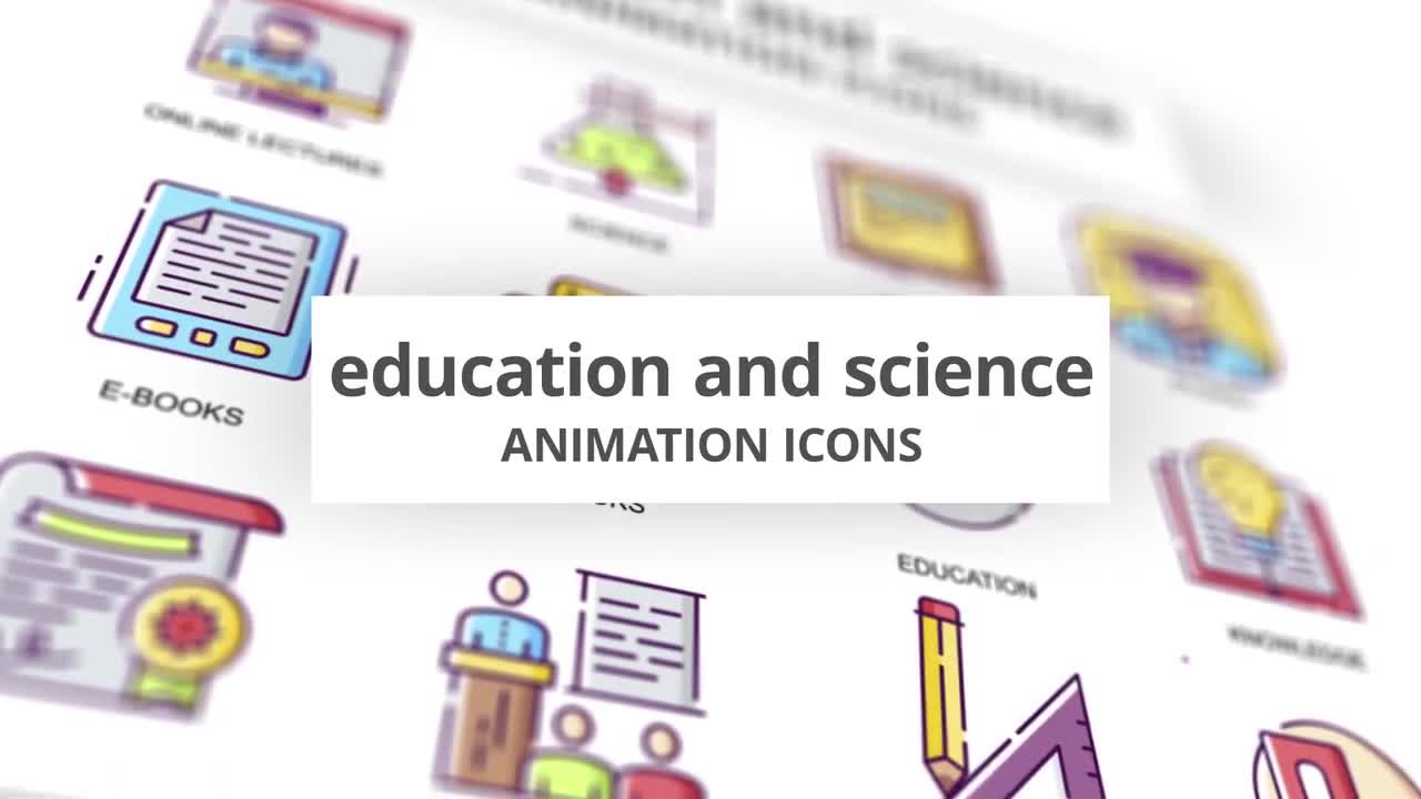 Education & Science - Animation Icons - After Effects Templates ...