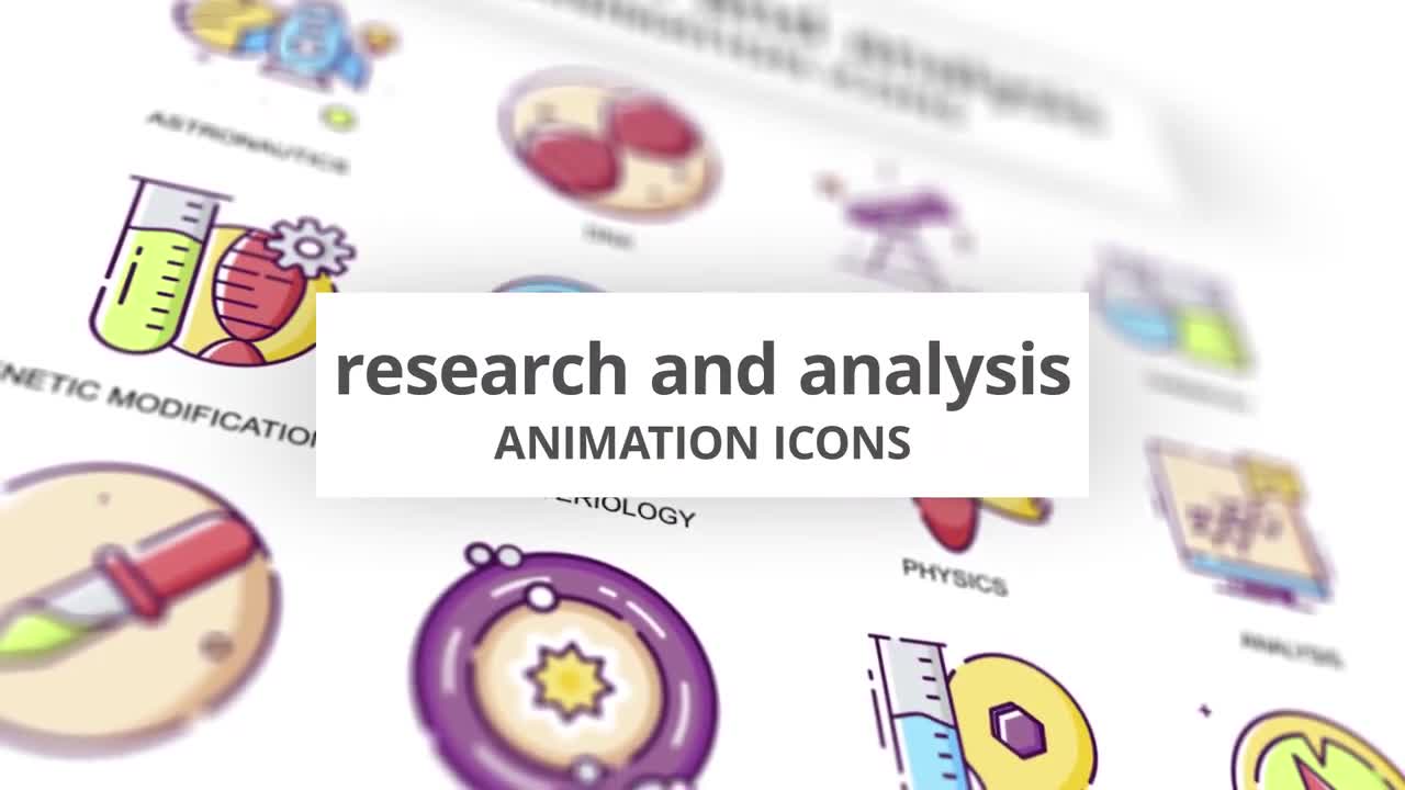 Research & Analysis - Animation Icons - After Effects Templates ...