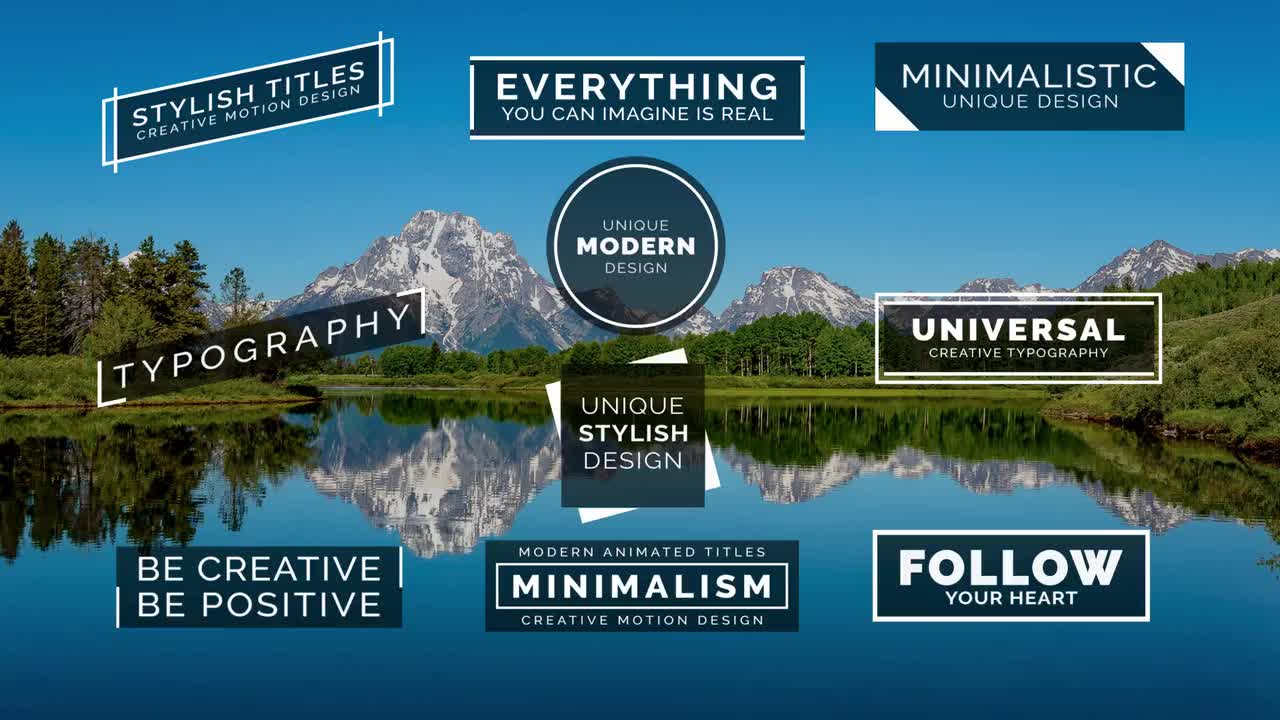 Stylish Titles II - Premiere Pro Templates | Motion Array