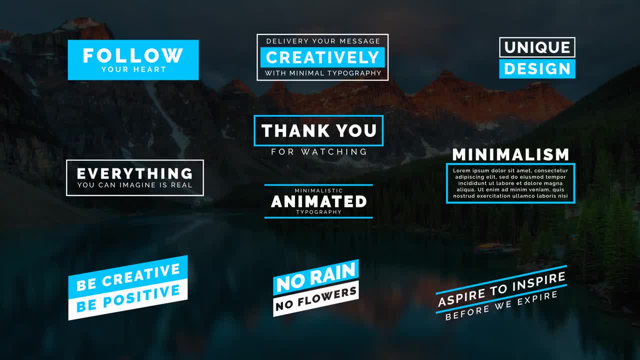 Creative Titles #3 - Motion Graphics Templates | Motion Array