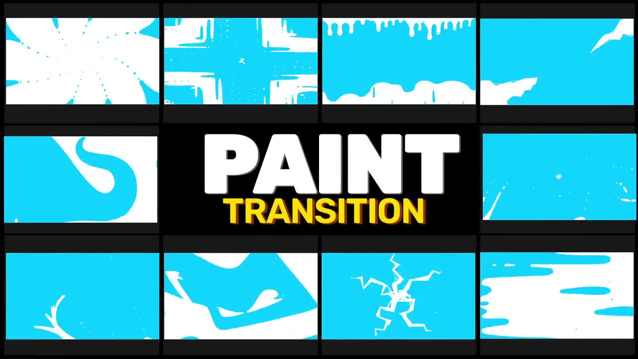 Hand-Drawn Paint Transitions Pack - Stock Motion Graphics | Motion Array