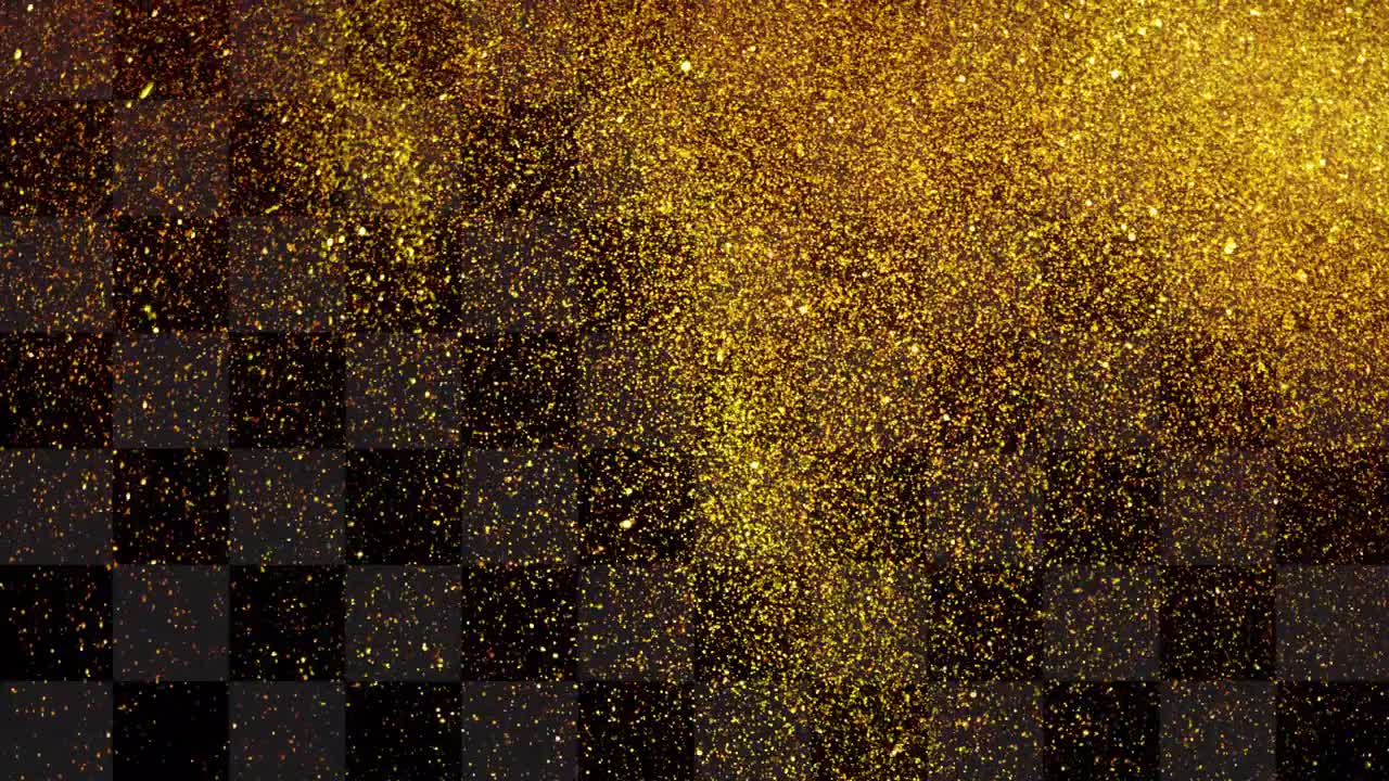 Golden Confetti Shower On Alpha - Stock Motion Graphics | Motion Array