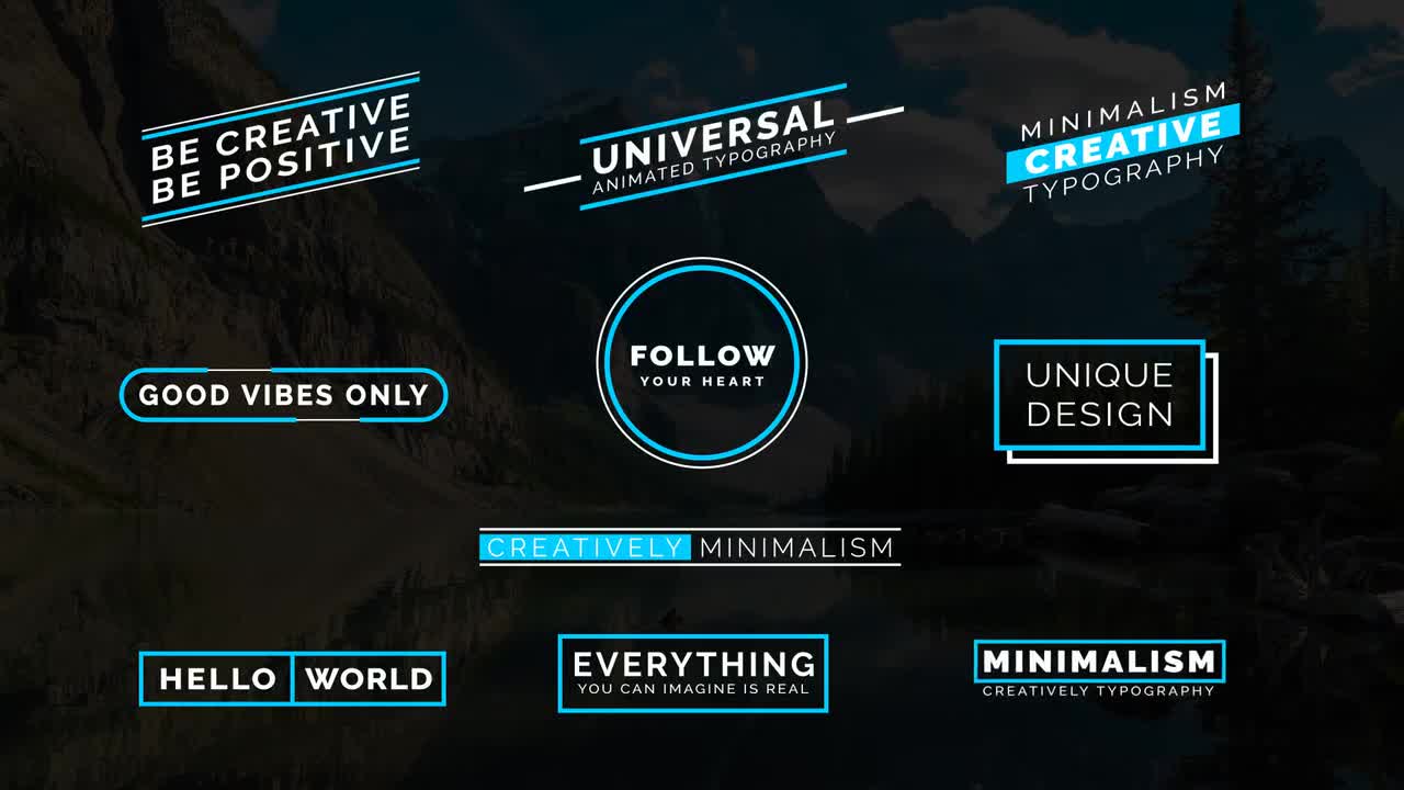 Creative Titles #5 - After Effects Templates | Motion Array
