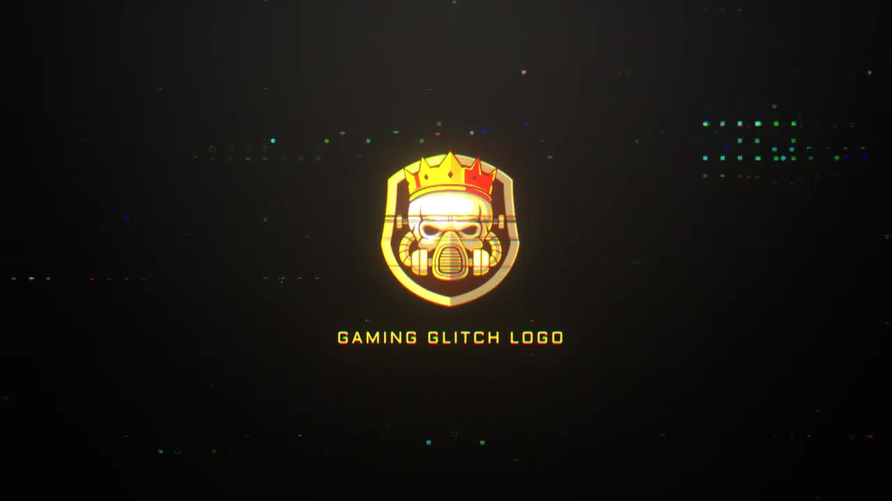 Gaming Glitch Logo - Motion Graphics Templates | Motion Array