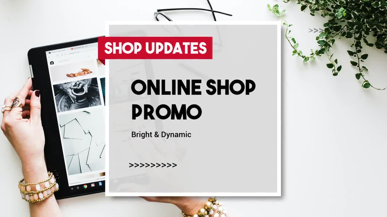 Online Shop Promo Slideshow - After Effects Templates | Motion Array