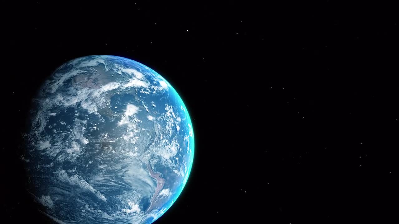 Earth From Space Animation - Stock Motion Graphics | Motion Array