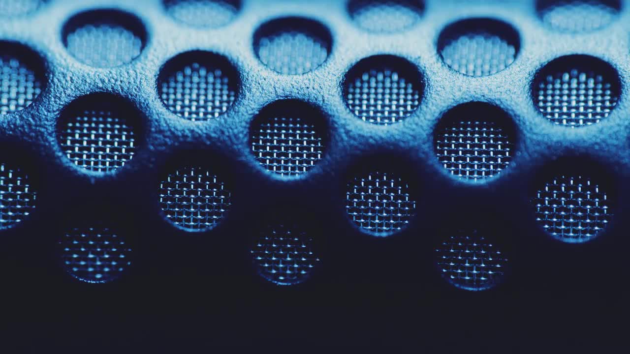 Audio Mic Sound Holes Texture - Stock Video | Motion Array