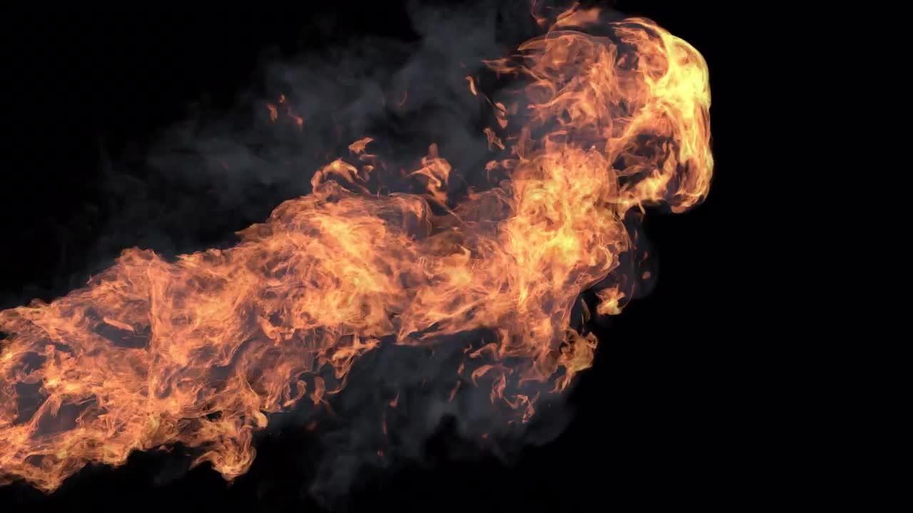 Diagonal Fire Burst On Alpha - Stock Motion Graphics | Motion Array