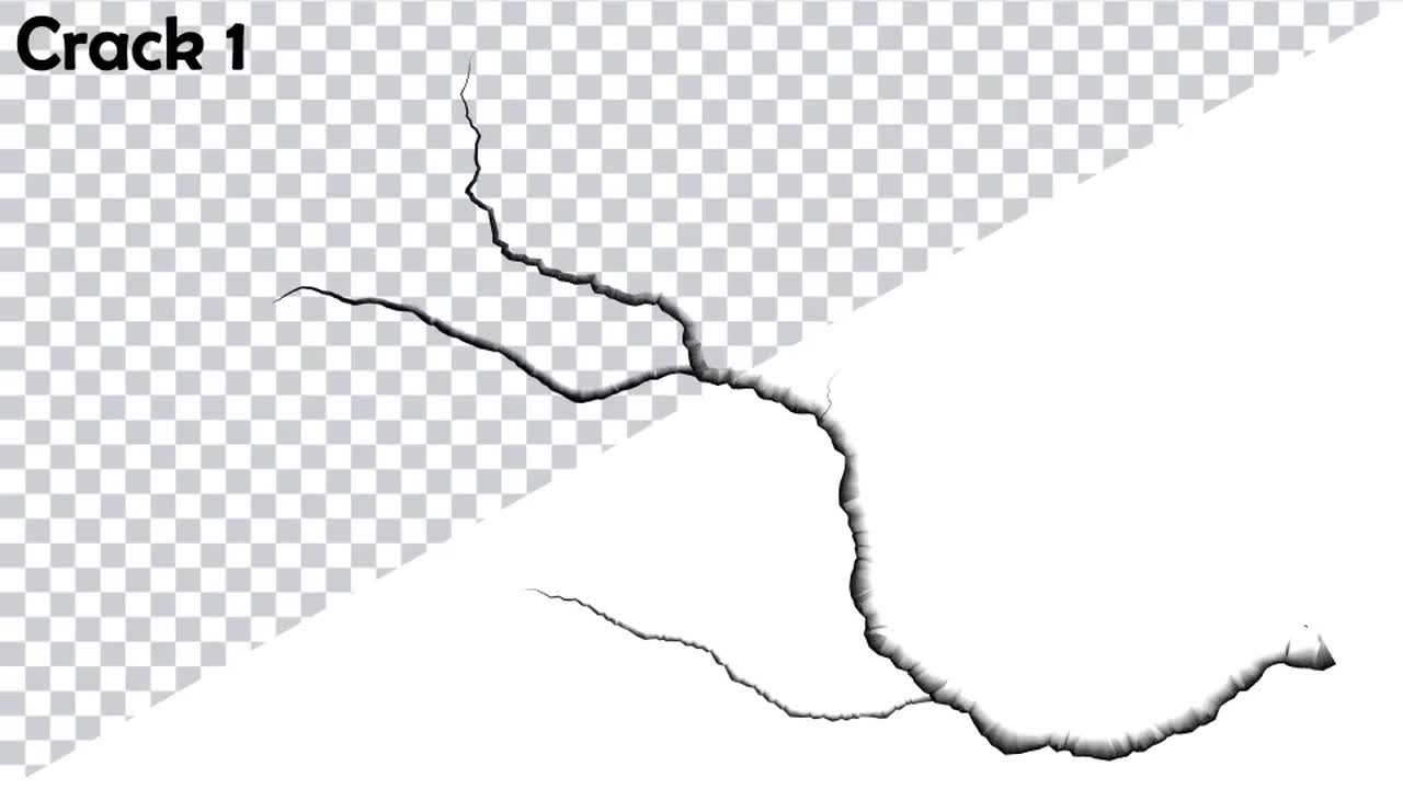 Wall Crack Overlays - Stock Motion Graphics | Motion Array
