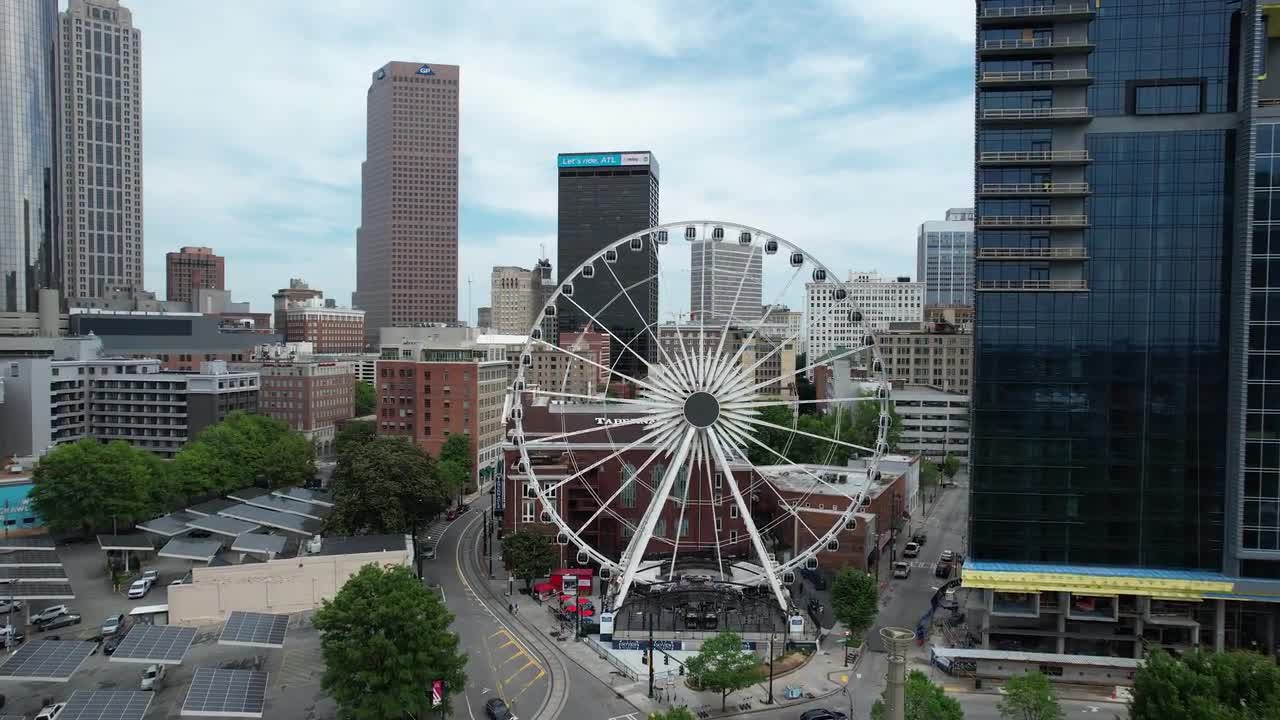 Atlanta Ferris Wheel - Stock Video | Motion Array