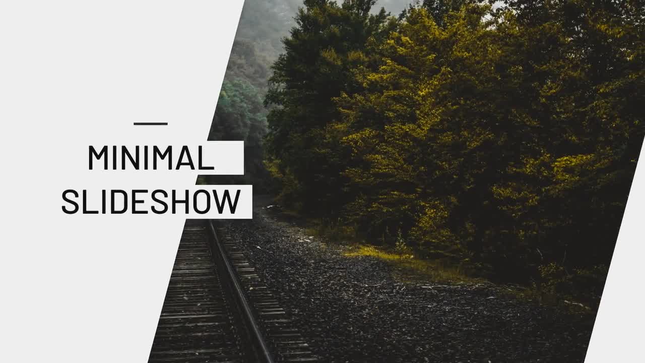 Minimal Slideshow - After Effects Templates | Motion Array