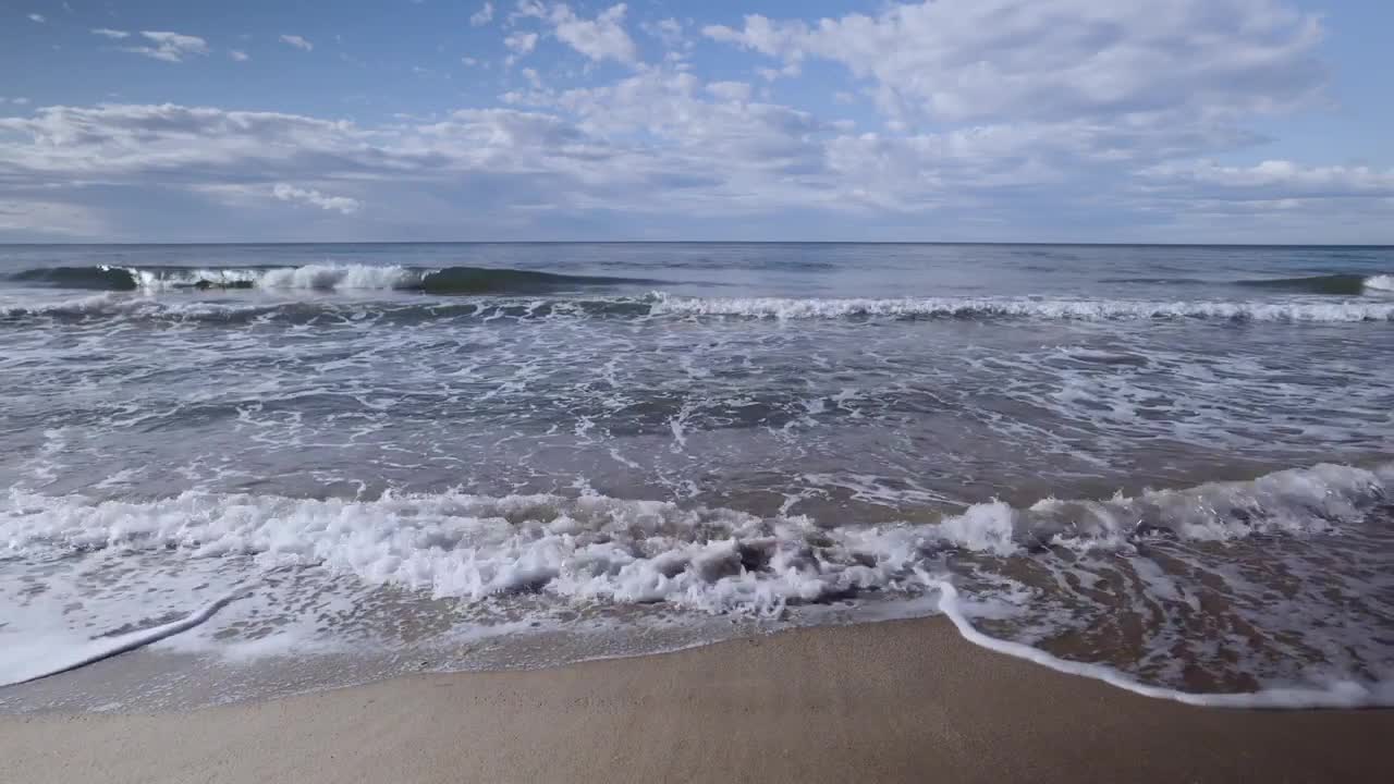 Sparkling Sea And Beach - Stock Video | Motion Array