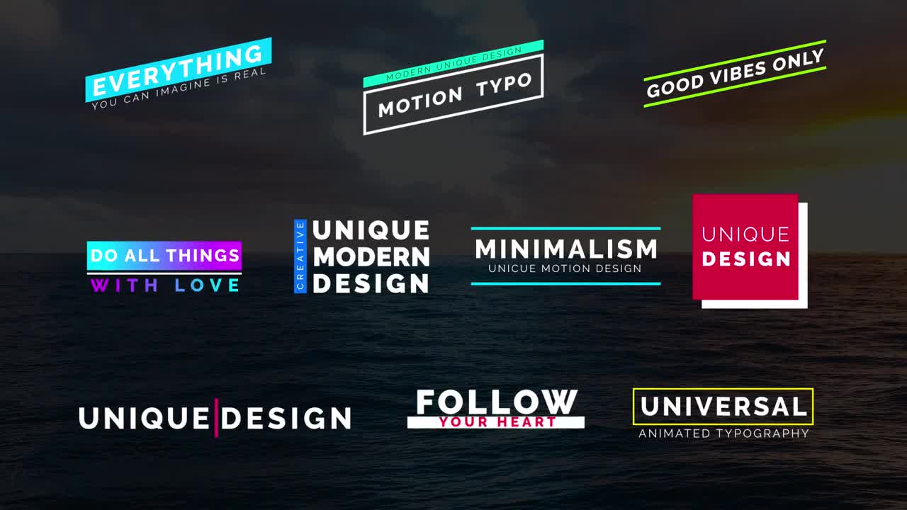 Universal Titles #5 - Premiere Pro Templates | Motion Array