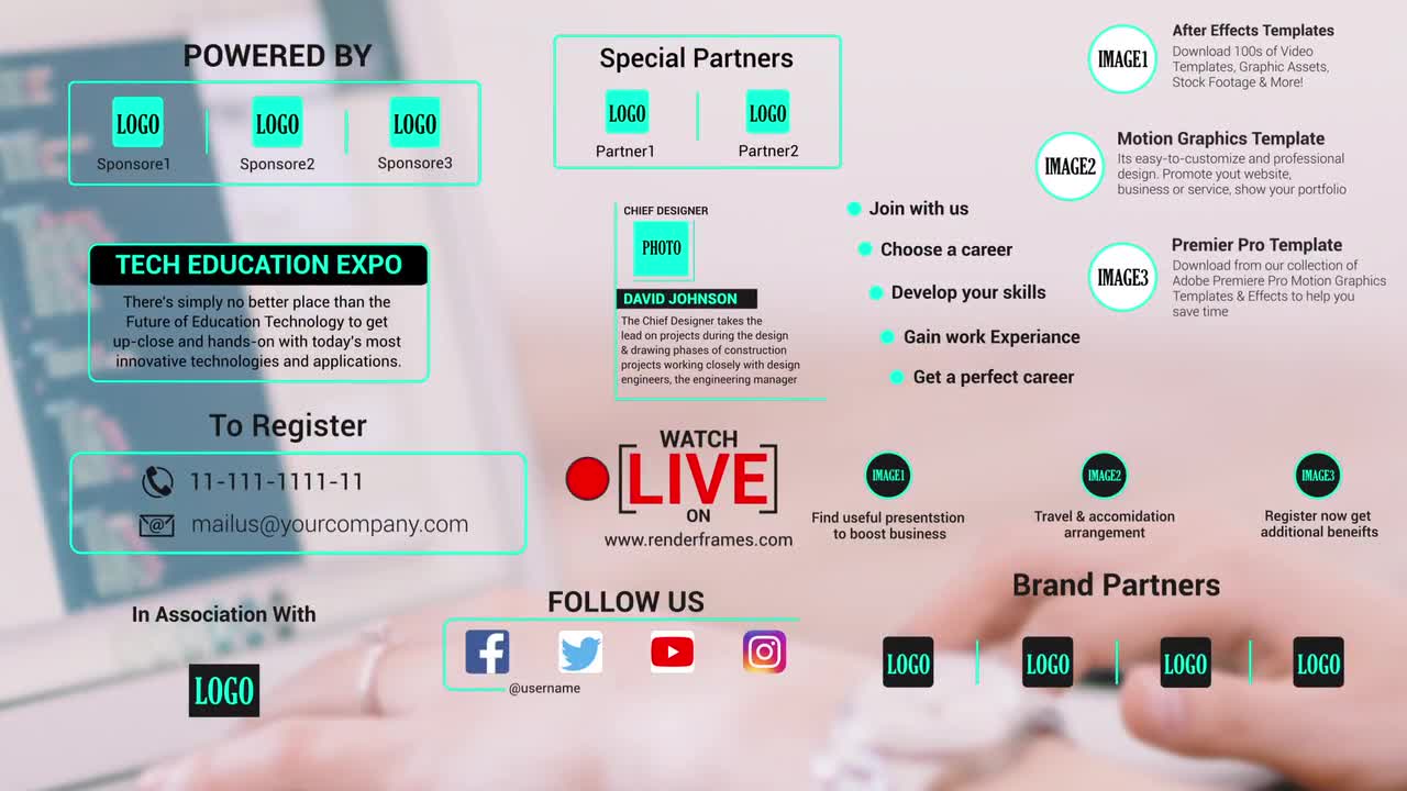 Corporate Event Promotion Titles - After Effects Templates | Motion Array