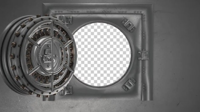 Bank Vault Door Clipart Animations