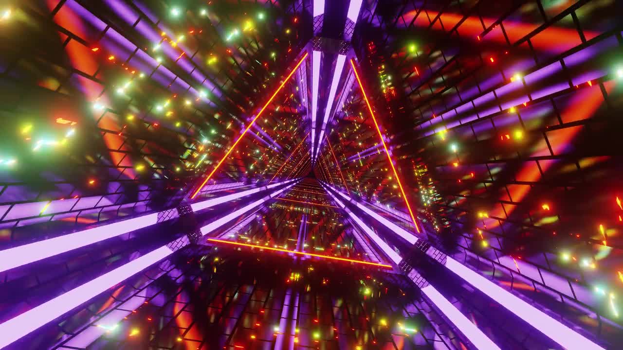 Rotating Kaleidoscope Tunnel Loop - Stock Motion Graphics | Motion Array