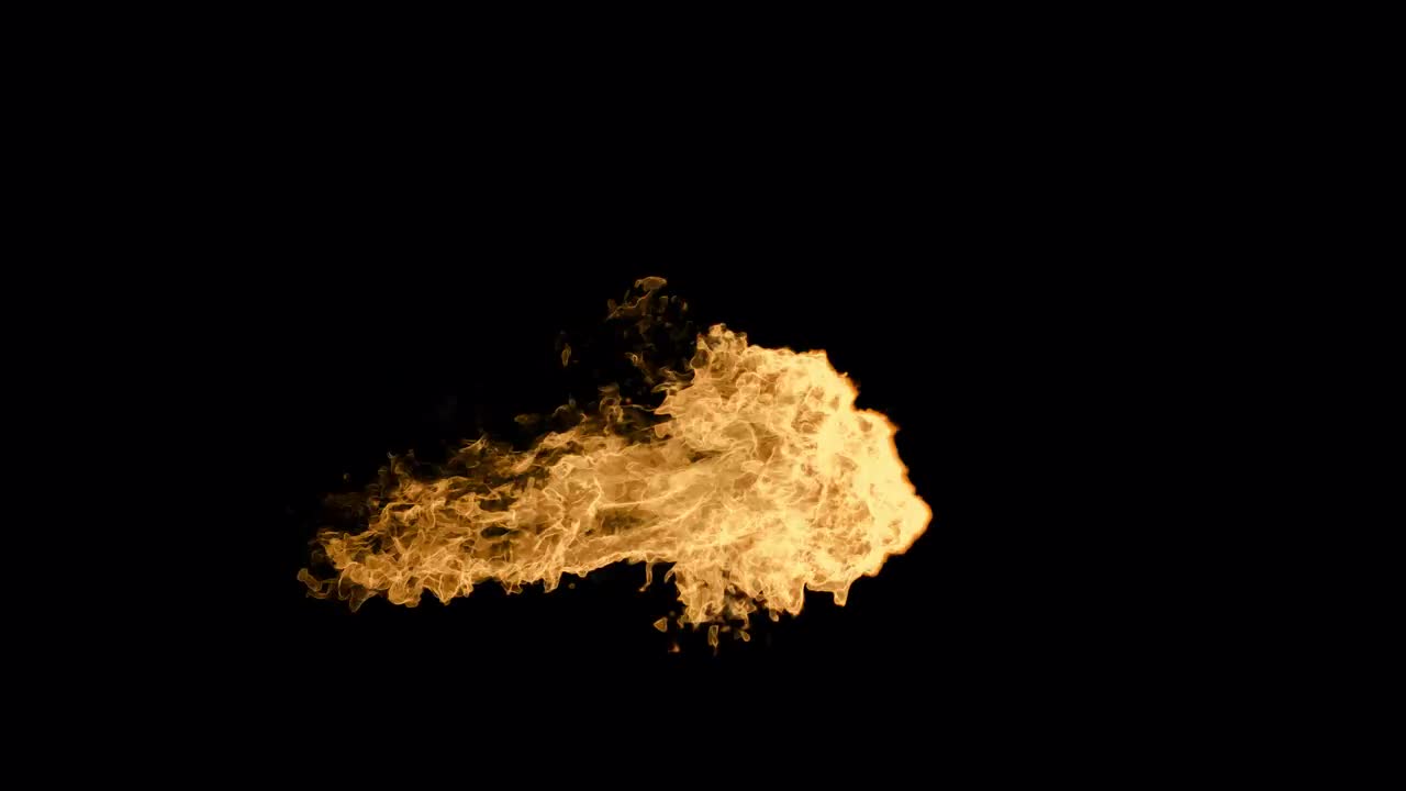 Fire Burst On Alpha - Stock Motion Graphics | Motion Array