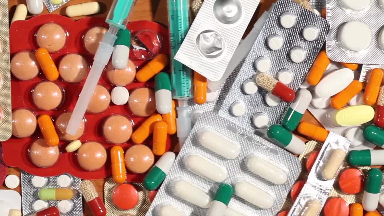 Drugs And Pills - Stock Video | Motion Array