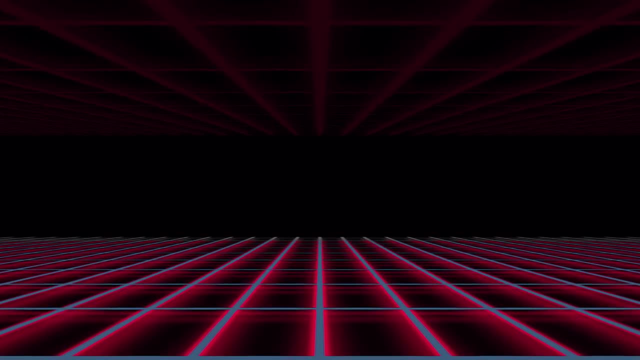 Retro Vaporwave Grid Background Stock Video Motion Array